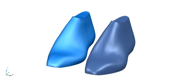 Digital 3d model elegant men shoe last STL size 42 standard | Etsy