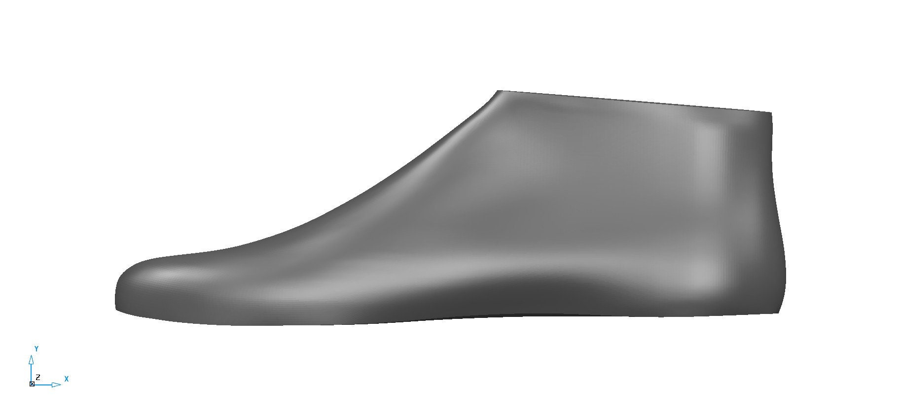 Digital 3d Models Shoe Last Comfort Ergonomic Barefoot Shoes - Etsy