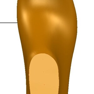 Digital 3d Model Women Shoe Last Heel Height 3 Cm Boots Shoes Sneakers ...