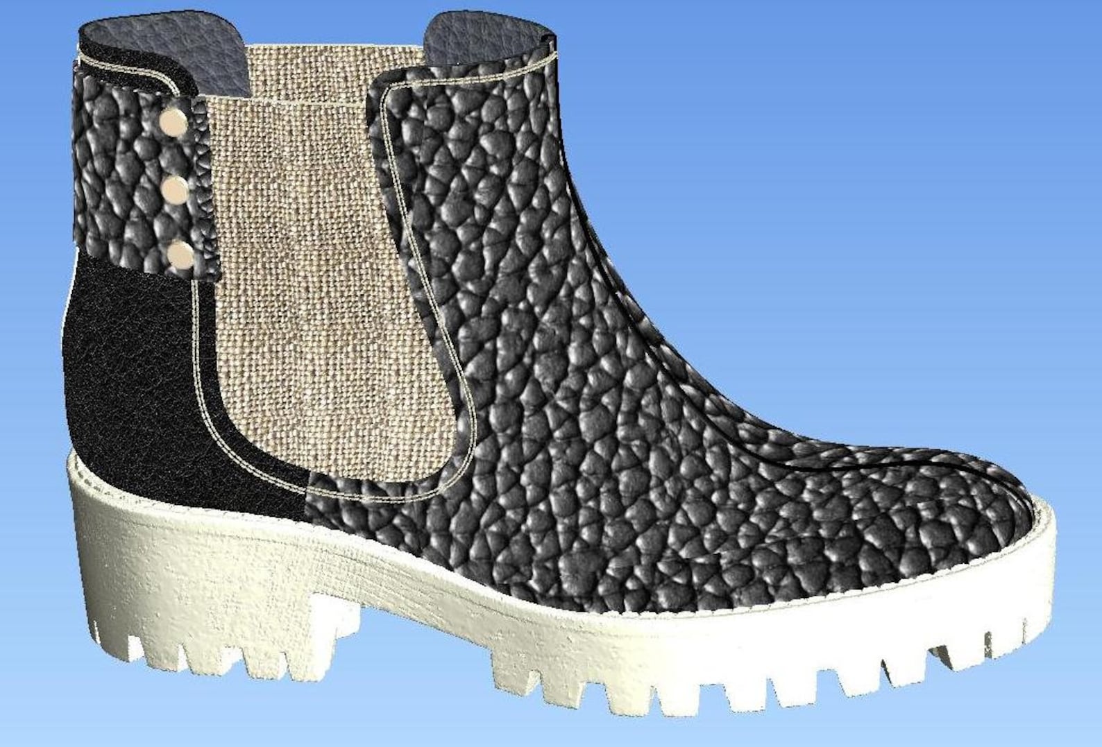 Digital 2d Pattern of the Woman Chelsea Boots Size 37 - Etsy