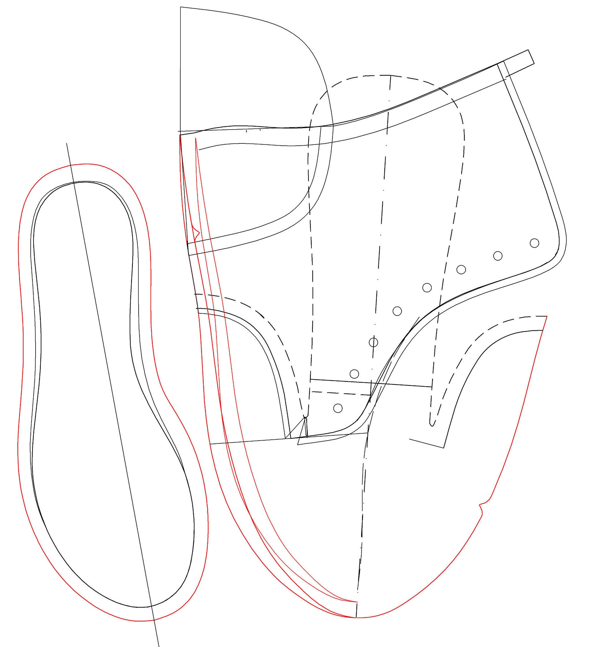 Digital Shoes Patterns Lace up Boots JPG All Sizes Comfortable | Etsy