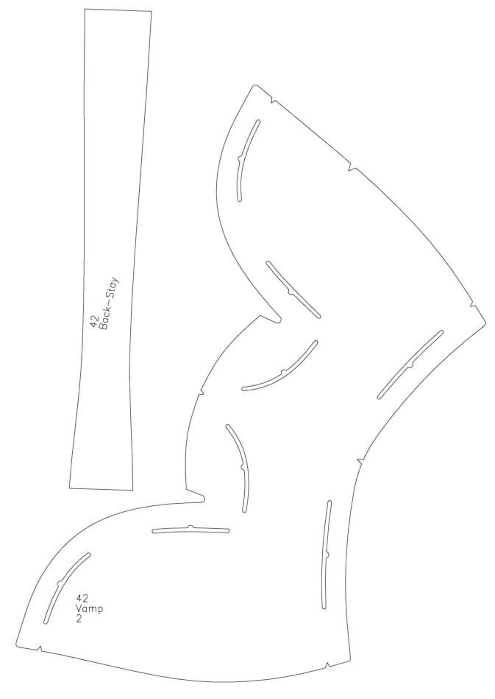 Digital 2d Pattern PDF DXF Lace up Boots Unisex All Sizes - Etsy