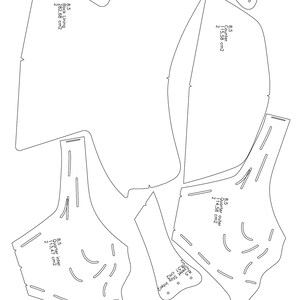 Digital PDF DXF Pattern Sneakers High Top Lace-up Boots All 19 Sizes - Etsy