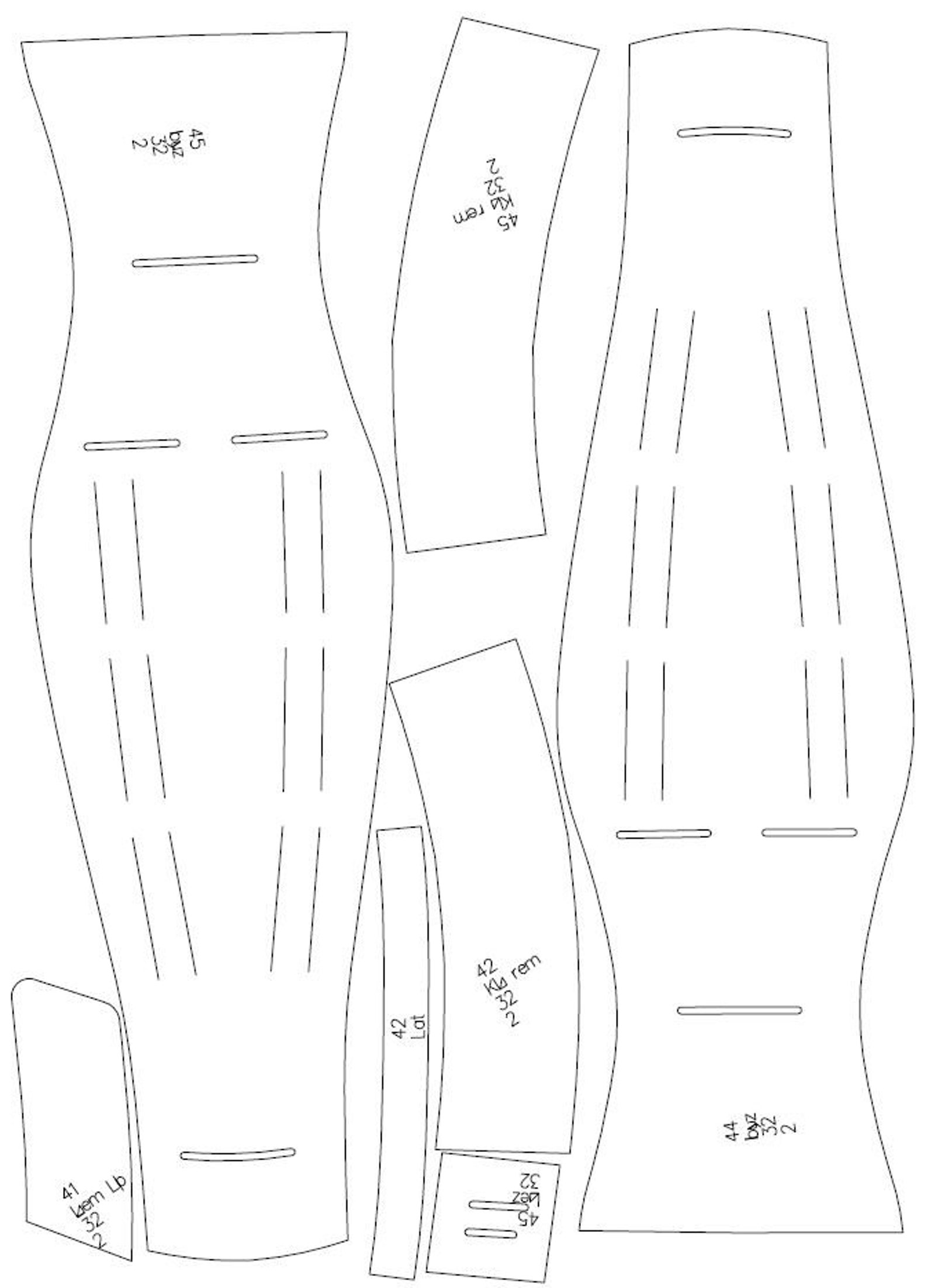 Digital 2d Pattern PDF DXF Men Sandals All Sizes - Etsy