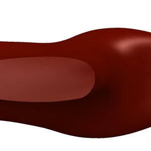 Digital 3d Model Square Toe Shoe Last High Heel 12 Cm Size 40 - Etsy