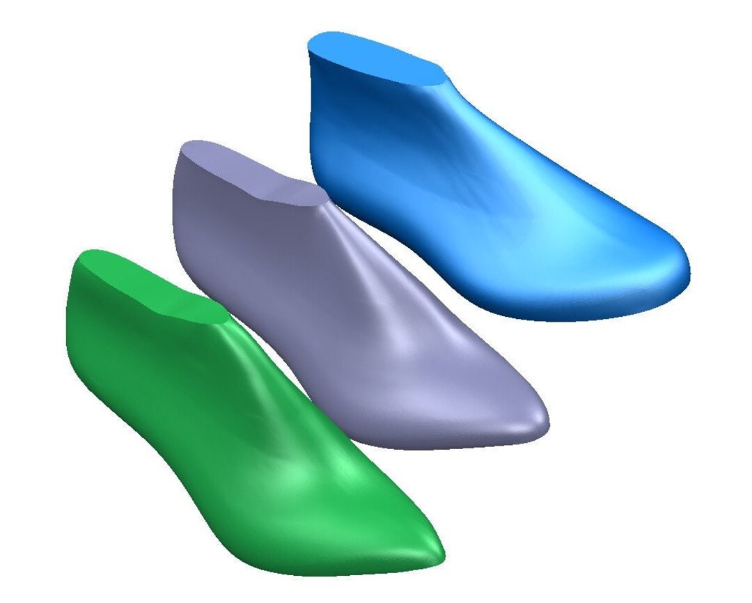 Digital 3d Model Personal Order 3 Styles Classic Shoe Last Comfort ...