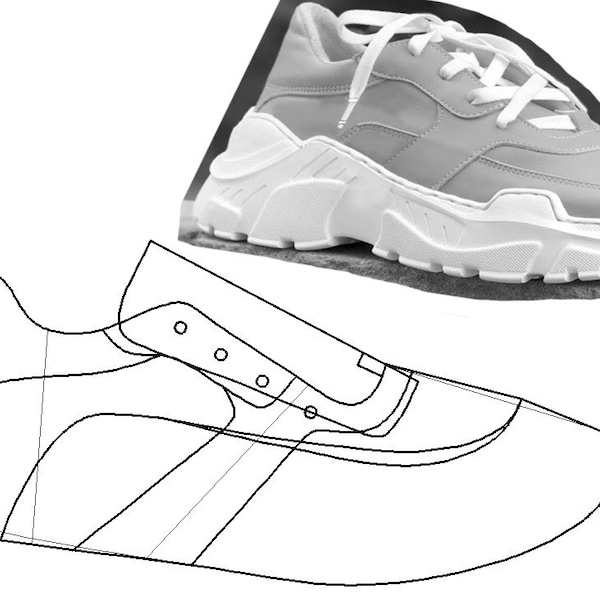 Sneaker Pattern - Etsy