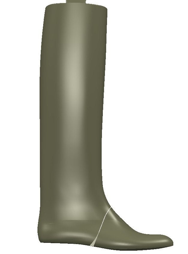 Digital 3d Model Boot-tree STL Riding Boots Shoe Last Design - Etsy