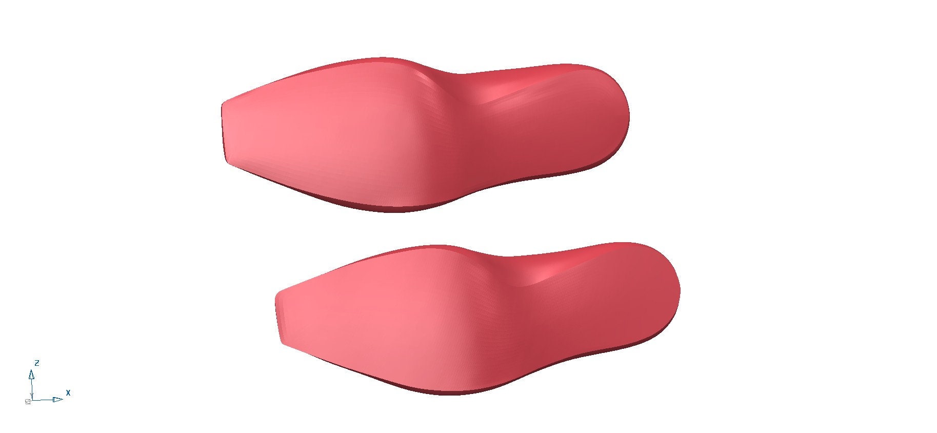 Digital 3d Model Footwear Last Square Toe High Heel, Sizes 37 39 40 - Etsy