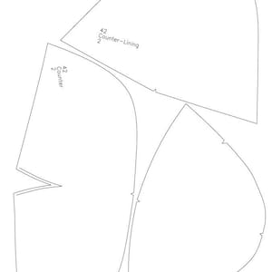 Digital Project 2d Pattern 3d Shoe Last Lace-up Boots Size 43 Two ...