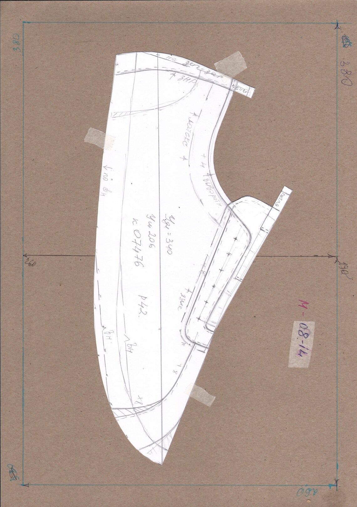 Digital PDF DXF Pattern Sneakers Shoemaking All Sizes - Etsy