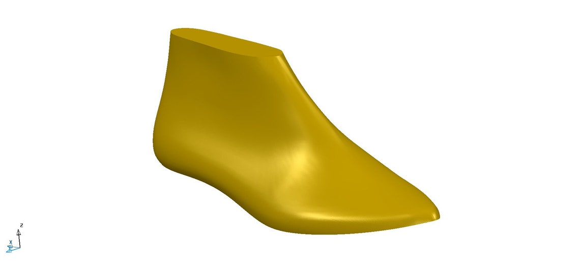 Digital 3d Model Women Shoe Last Low Heel Ballerina Loafer | Etsy