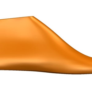 Digital 3d Model Barefoot Sandal Ergonomic Shoe Last Size 8 Wide - Etsy