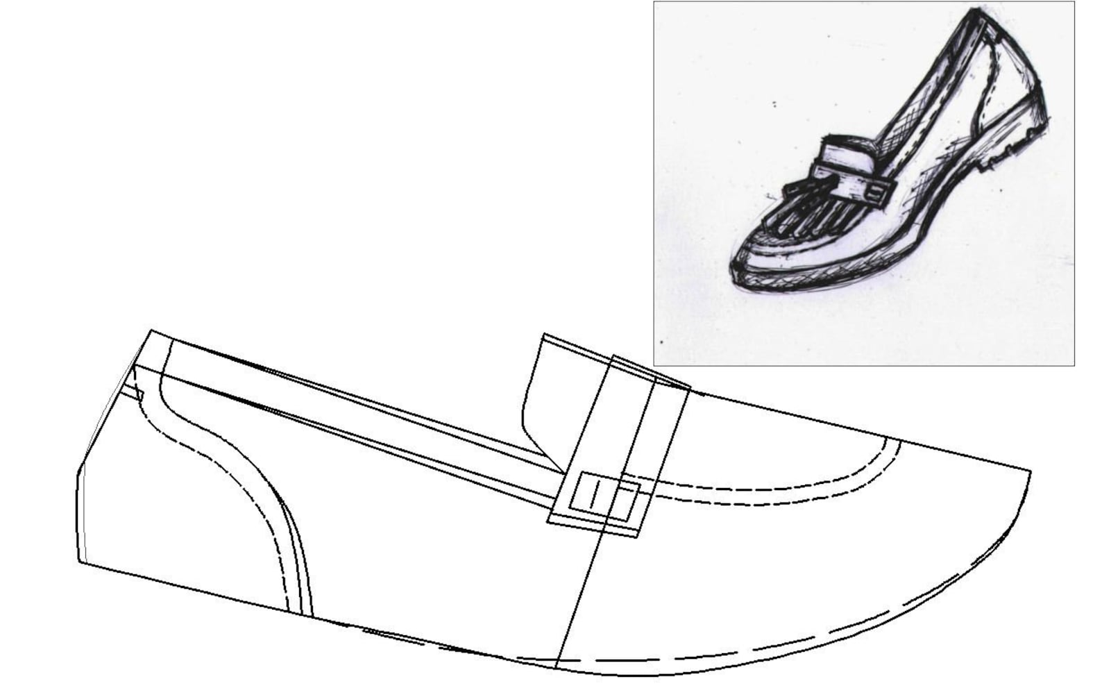 Shoes Digital Patterns Woman Elegant Loafer PDF All Sizes Exclusive ...