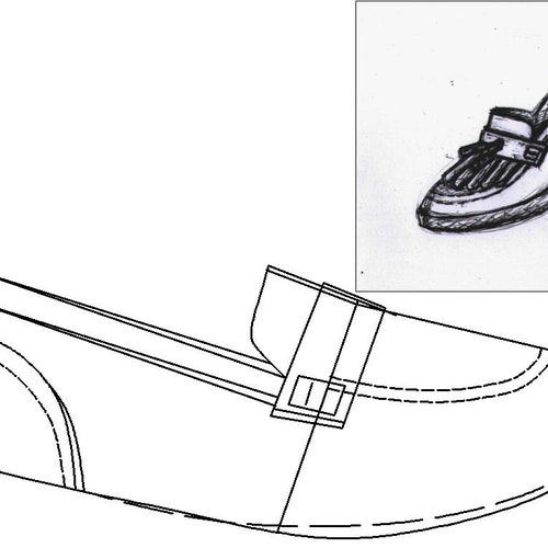 Digital Shoes Patterns Woman Elegant Loafer PDF All Sizes - Etsy