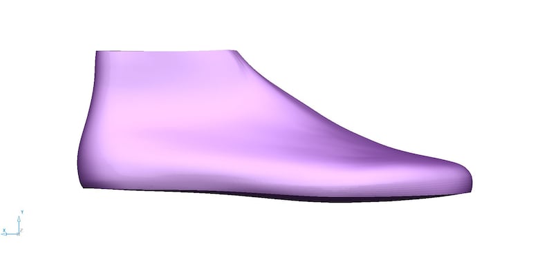 Digital 3d Model Universal Classical Shoe Last Any Size Cut - Etsy