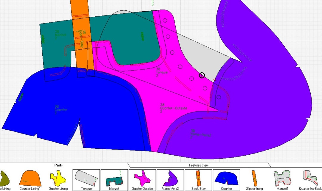 Digital 2d Pattern PDF DXF Lace up Boots Women All Sizes - Etsy