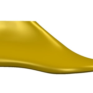 Digital 3d Model Women Shoe Last Low Heel Ballerina Loafer Oxford Shoes ...