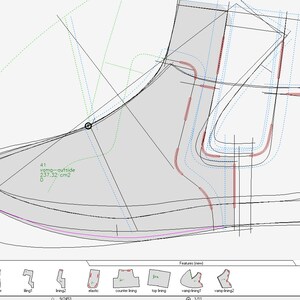 Digital 2d Pattern PDF Chelsea Boots Men 39,40,41,42,43,44,45,46 Sizes ...