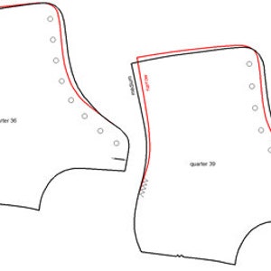 Digital Shoes Patterns Lace up Boots PDF All Sizes Comfortable Stylish ...