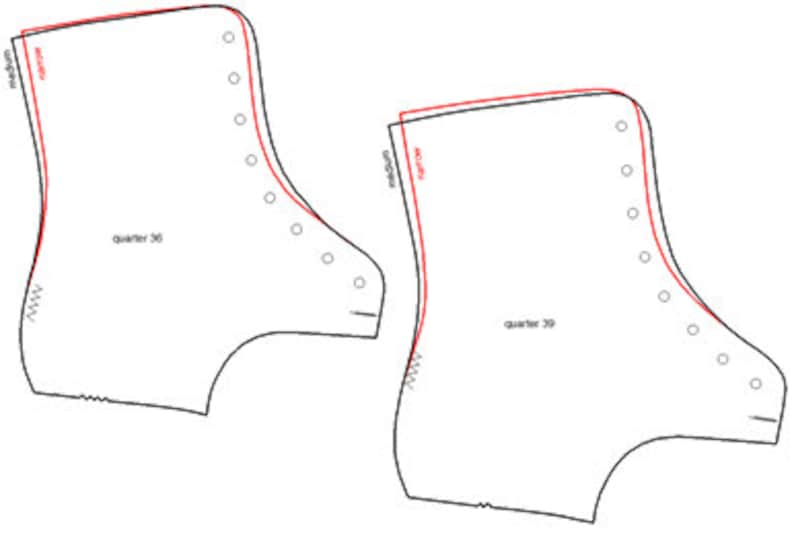 Digital Shoes Patterns Lace up Boots PDF All Sizes Comfortable Stylish ...