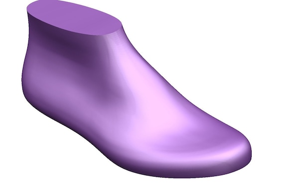 Digital 3d model men universal shoe last lace-up shoes boots | Etsy