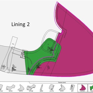 Digital Pattern Shoe Making PDF DXF Derby Men Shoes All Sizes - Etsy