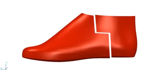 Digital 3d Model Orthopedic Shoe Last Cut Shape - Etsy