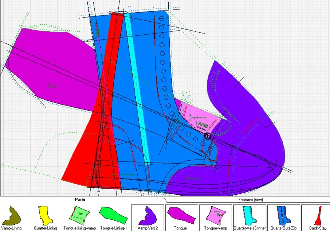 Digital 2d Pattern PDF DXF Lace up Boots Unisex All Sizes - Etsy