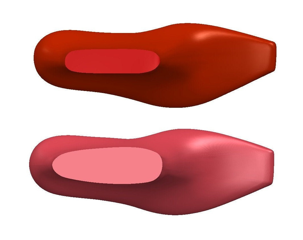 Digital 3d Model Footwear Last Square Toe High Heel Sizes 37 - Etsy