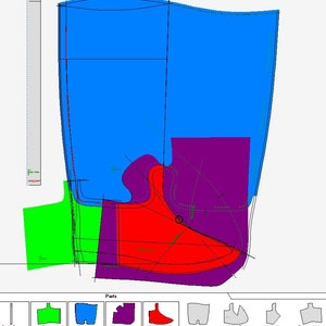 Digital PDF DXF Pattern High Knee Boots Riding Cavalry - Etsy