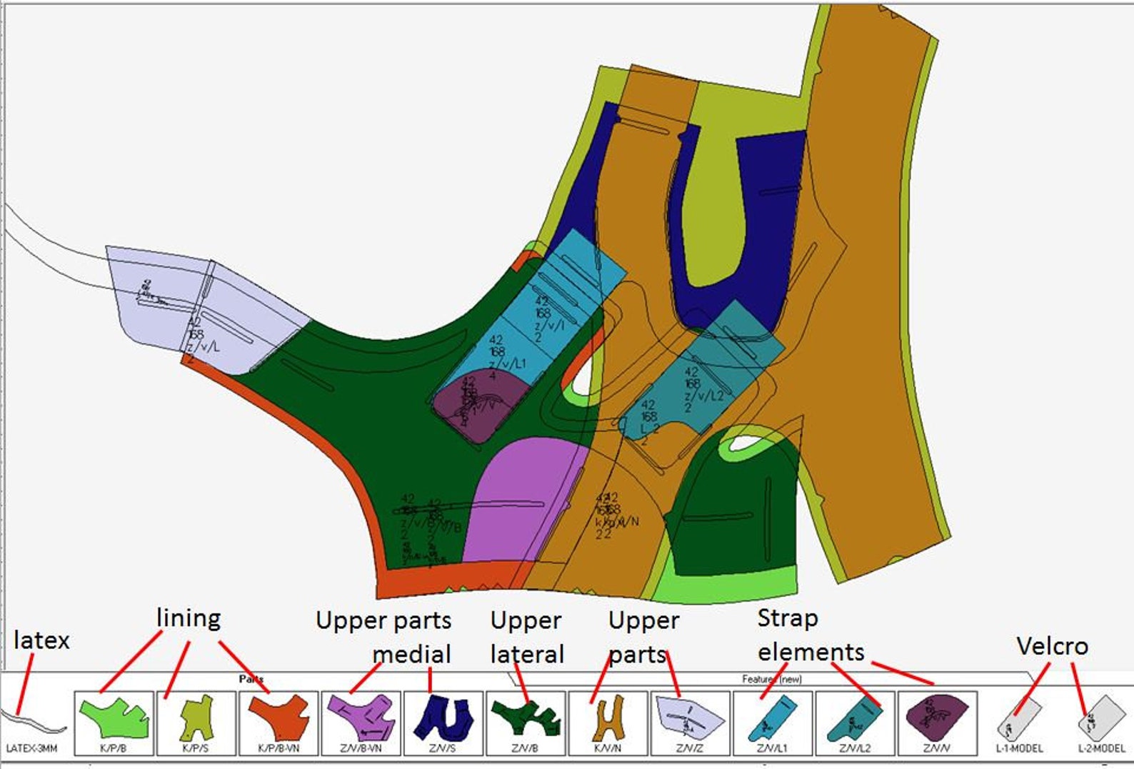Digital 2d Pattern PDF DXF Men Sandals Men All Sizes - Etsy