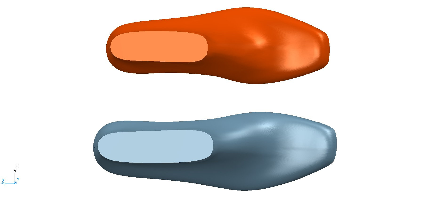 Digital 3d Model Square Toe Women Shoe Last Heel Height 6 Cm European ...