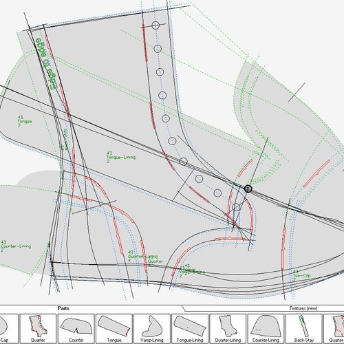 Digital 2d Pattern PDF DXF Lace up Boots Unisex - Etsy