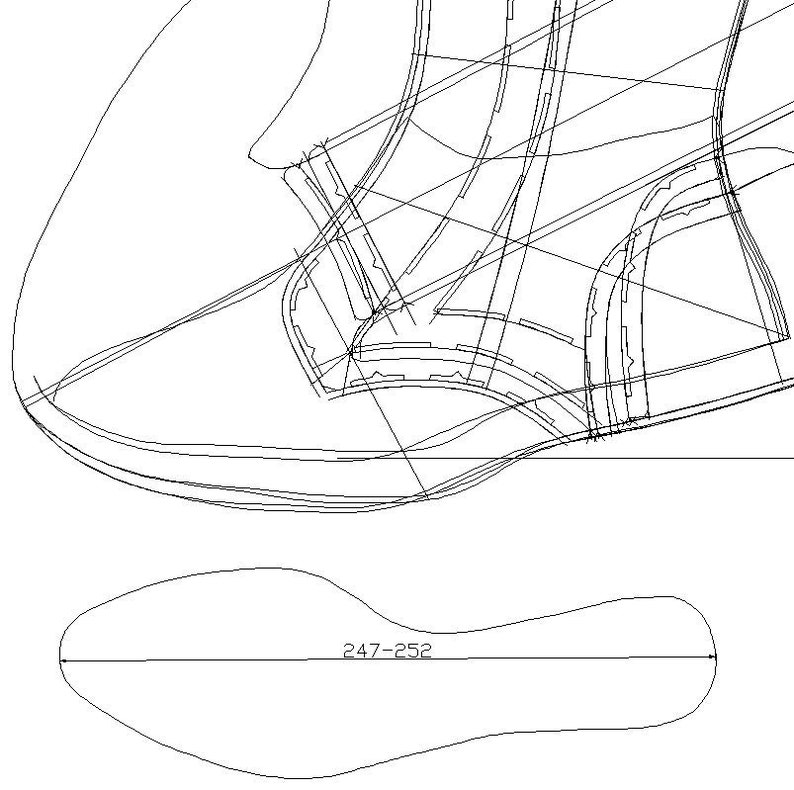 Digital JPG Pattern Woman High Knee Laceup Boots Size 37 - Etsy