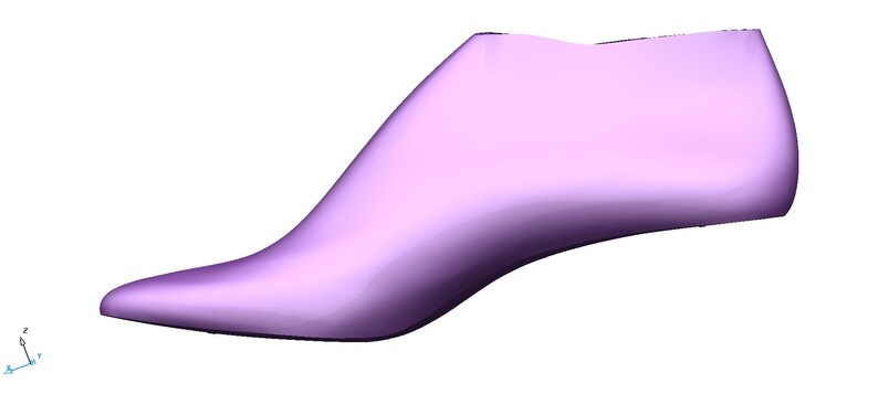 Digital 3d Model Shoe Last Heel Height 5 сm Vintage Elegant - Etsy