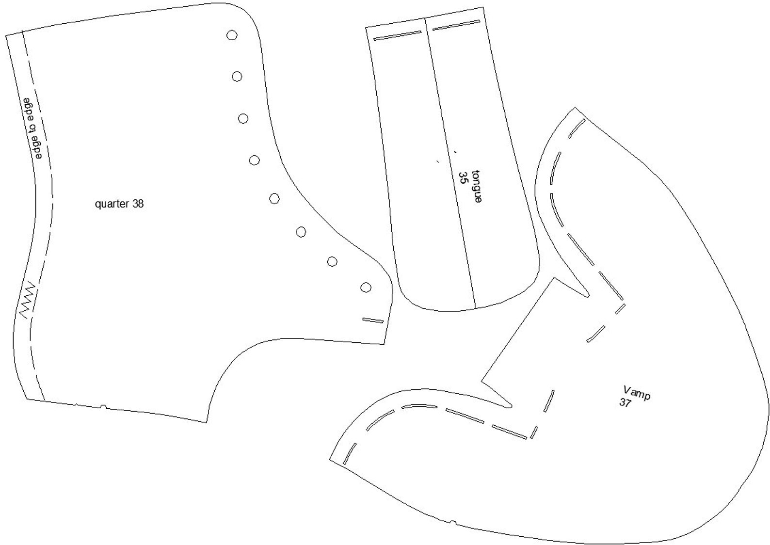 Digital Shoes Patterns Lace up Boots PDF All Sizes Comfortable Stylish ...