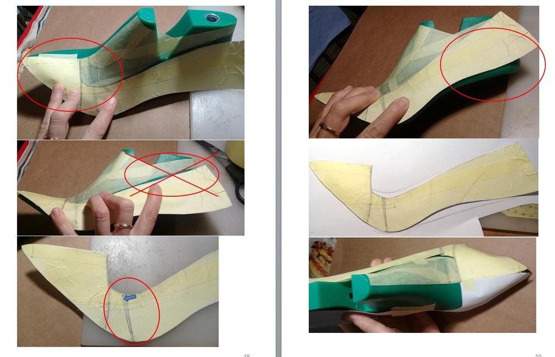 Women Shoes Design PDF Tutorial Guide How to Design Pumps Shoes Court ...