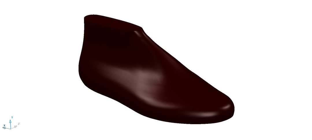 Digital 3d Model Ergonomic Shoe Last Sneakers Trekking Hiking Boots ...