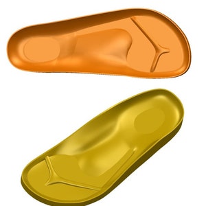 Digital 3d Insole Ergonomic Orthotic Sole Model - Etsy