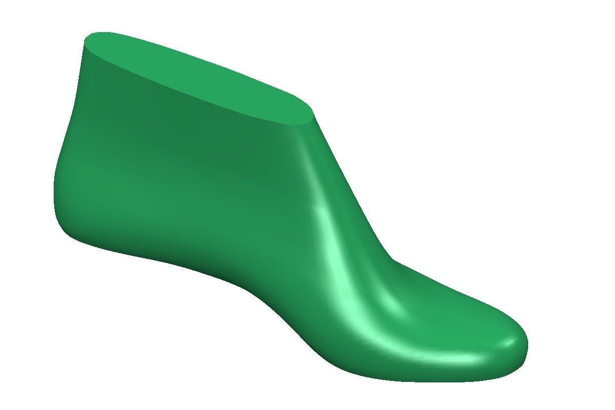 Digital 3d Model of the Shoe Last Heel Height 4 сm - Etsy