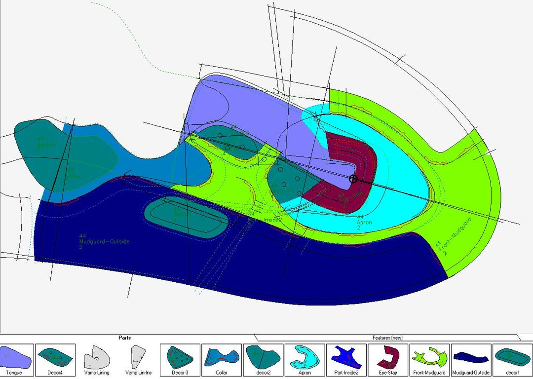Digital PDF Pattern Sneakers Lace-up Shoes Range 10 Sizes - Etsy
