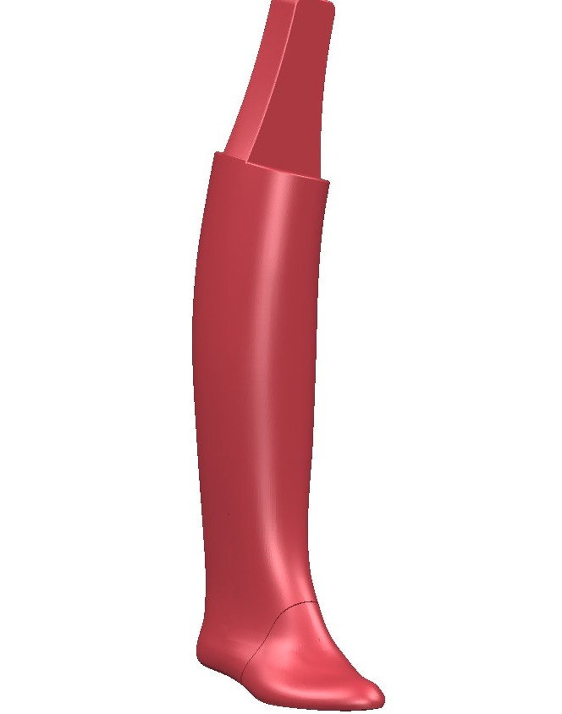 Digital 3d Model Boot-tree STL Men Riding Boots Shoe Last Design - Etsy