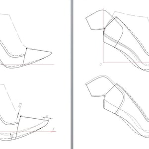 Women Shoes Design PDF Tutorial Guide How to Design Pumps Shoes Court ...