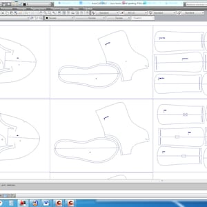 Digital Shoes Patterns Lace up Boots JPG All Sizes Comfortable Stitch ...