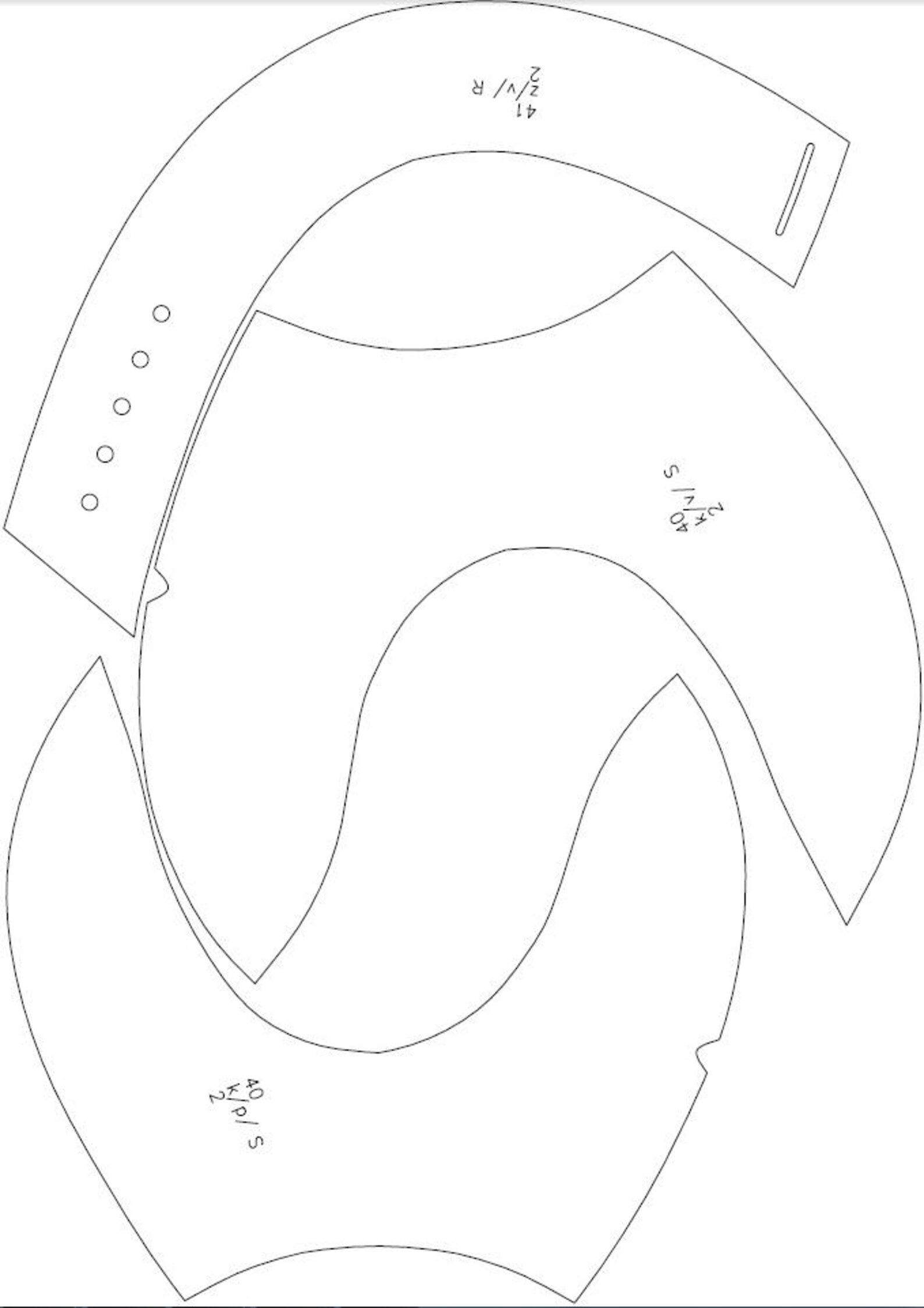 Digital Shoes Pattern Footwear Making PDF DXF Women All Sizes Shoes ...