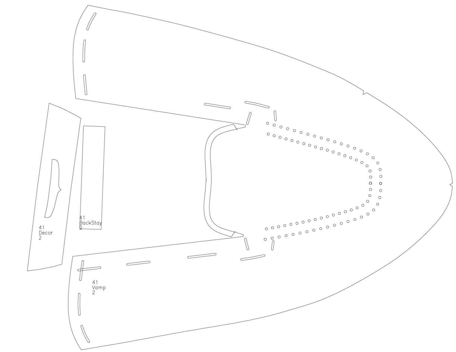 Digital PDF Pattern Loafer Shoes Shoemaking All Sizes - Etsy