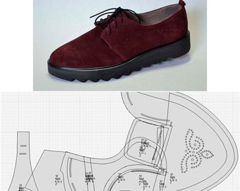 Digital 2d Pattern PDF Deck Shoes Topsider Women Moccasins All | Etsy