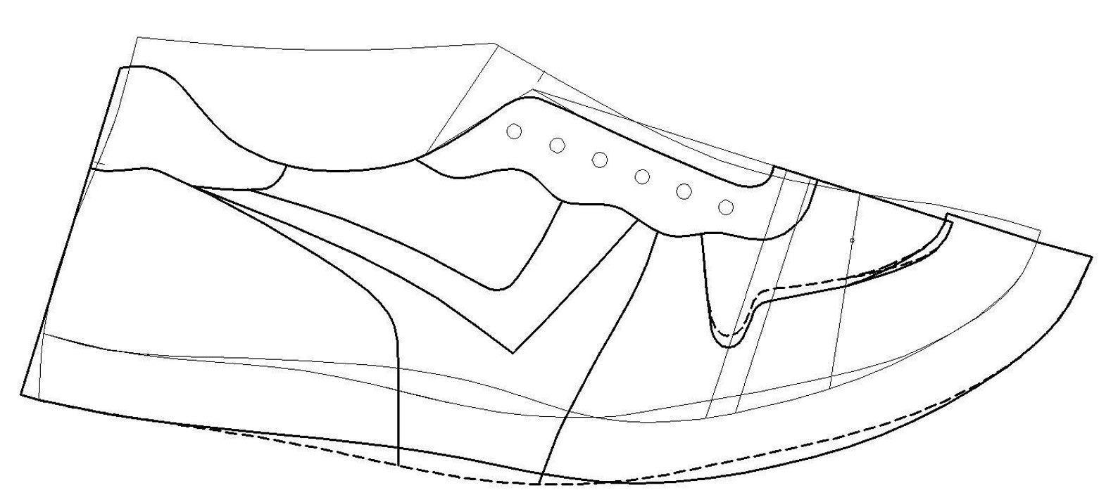 Sneakers Digital Pattern Shoe Making JPG Women All Sizes - Etsy