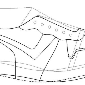 Sneakers Digital Pattern Shoe Making JPG Women All Sizes - Etsy